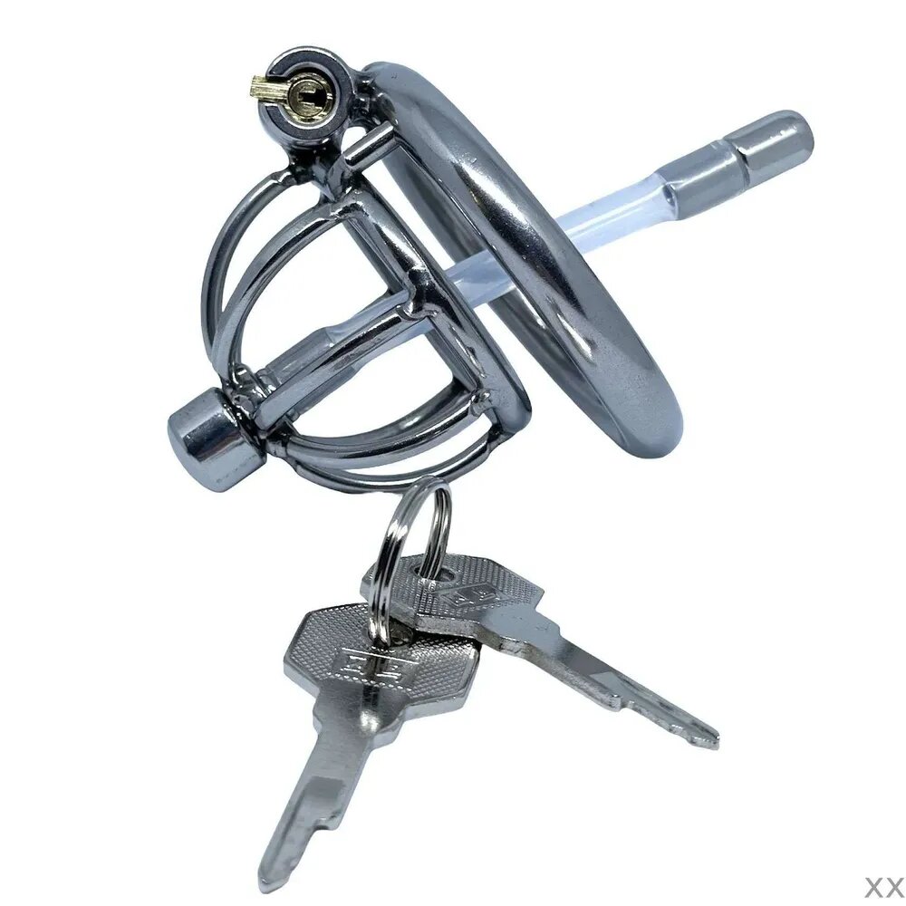 Металлический мужской пояс верности из нержавеющей стали с катетером 45мм кольцо Hotplease 18+-A1