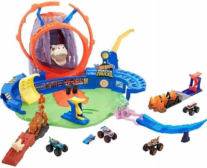 Игровой набор Hot Wheels Монстр-трак Вулкан Арена GYL14