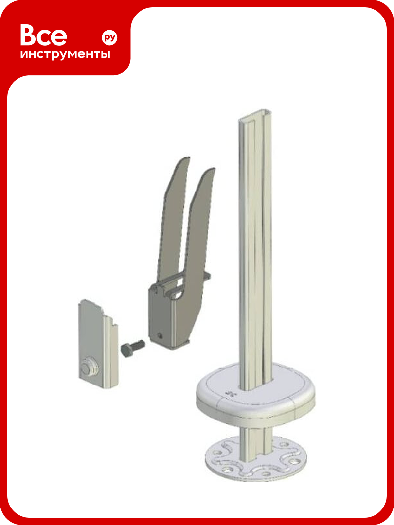 Кронштейн напол панель Heaton рад H=200-600мм, тип 11/21/22/33 креп/оребрение К31.35 120-1062