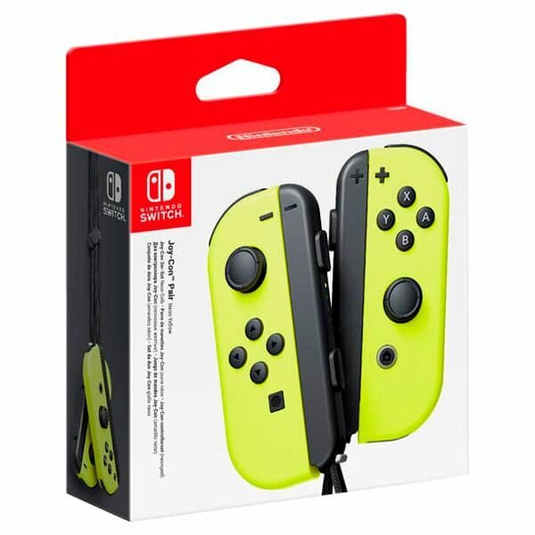 Набор из двух контроллеров Joy-Con Сontrollers (неоновый желтый)