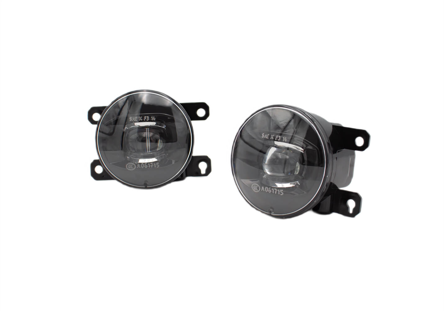 Противотуманные LED фары LUXSAR (креп. UNIVERSAL) 6000K (к-т 2шт.)