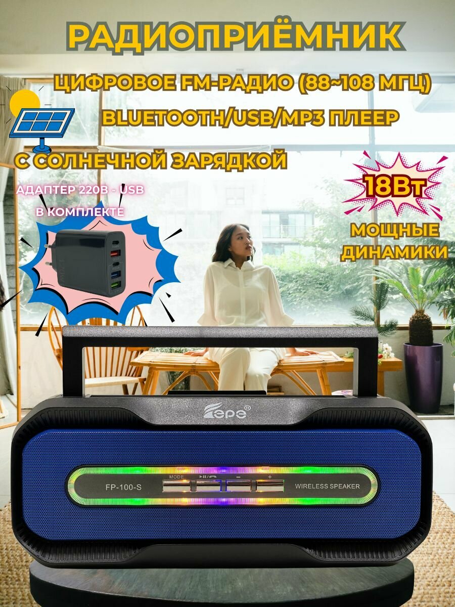 Радиоприёмник/Bluetooth/USB/MP3/плеер