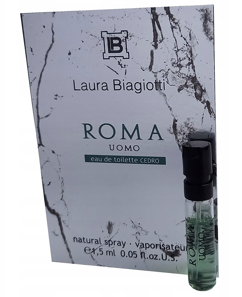 Лаура Биаджотти Рома Уомо Цедро - eau de toilette для мужчин, миниатюра 1.5 мл