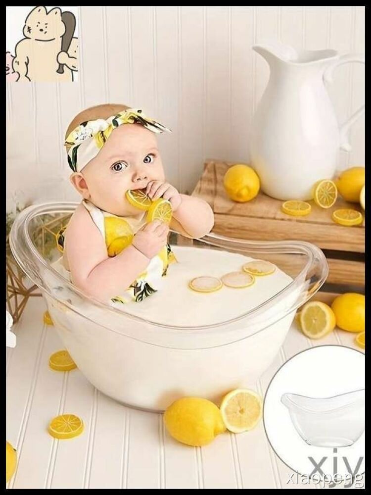 Акриловая детская ванночка, реквизит для фотосъемки новорожденных, реквизит для студийного позирования и декорации