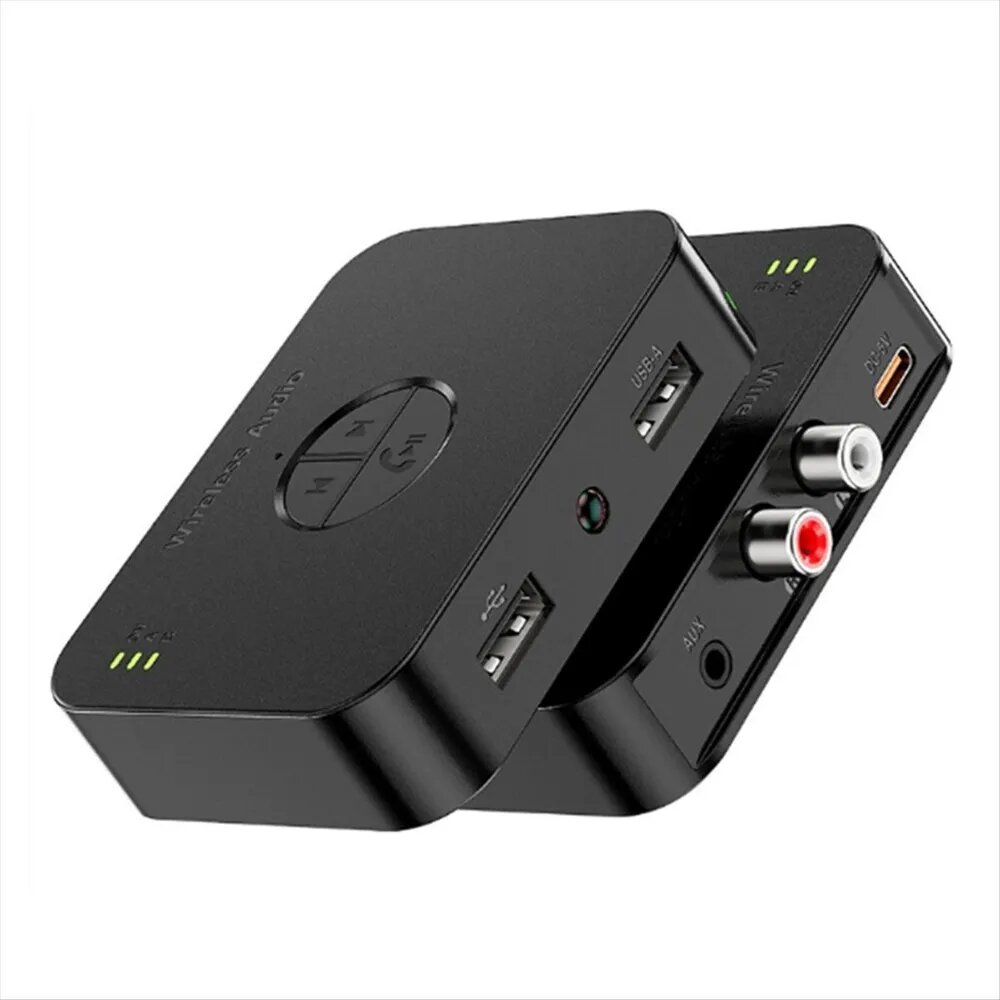 Bluetooth 6.0 аудиоресивер, USB-накопитель, 3,5 мм AUX, USB стерео