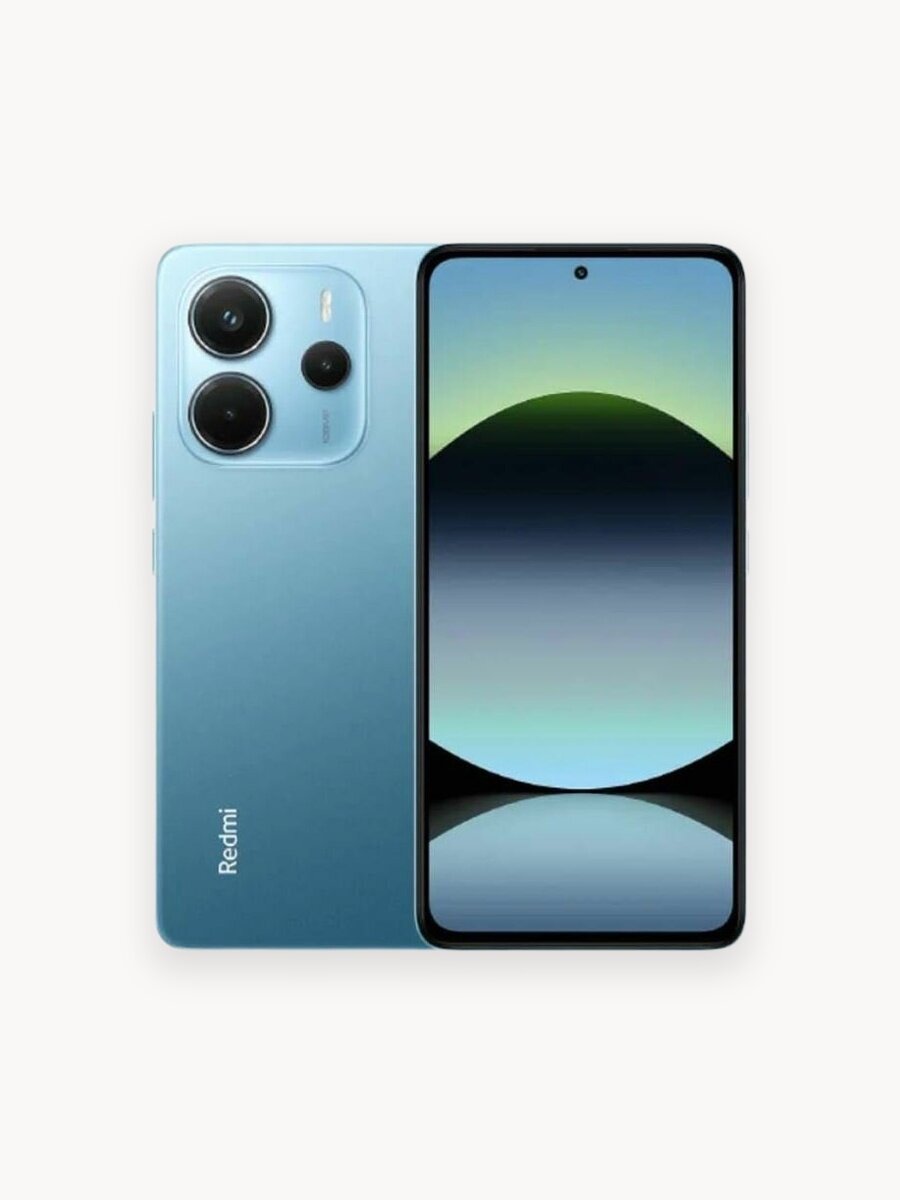 Смартфон Xiaomi Redmi Note 14 4G 8/256 ГБ Ростест NFC, Dual nano SIM, Ocean Blue