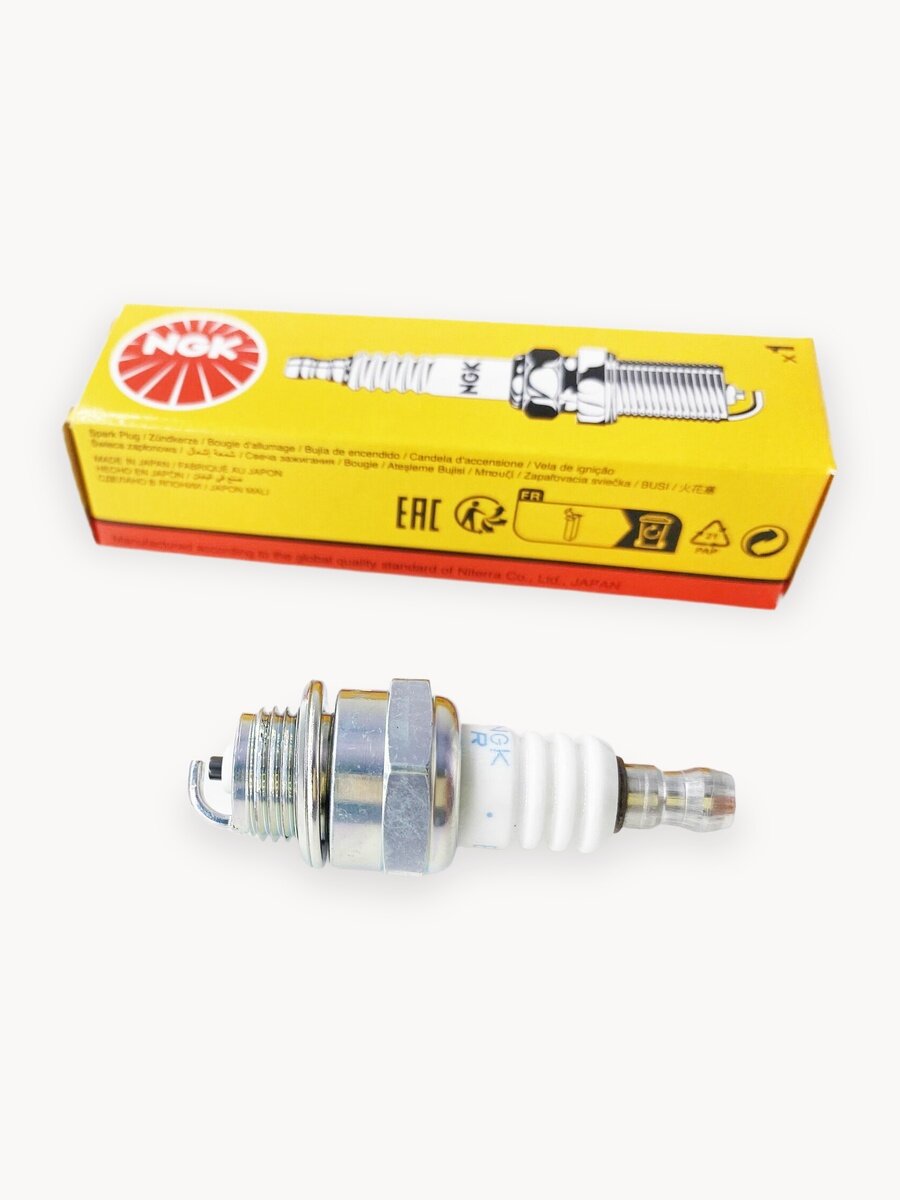Свеча зажигания NGK BPMR7A 6703/4626 M14 для 2Т бензопилы, триммера, косилки и др. инструмента
