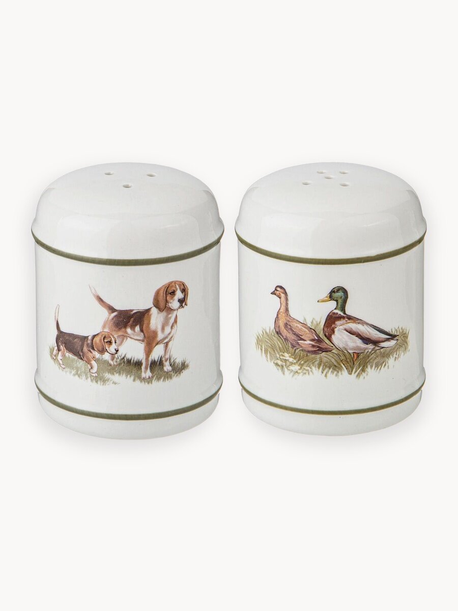 Набор для специй Lefard "Family House", 2 предмета, 150 мл, фарфор, солонка, перечница