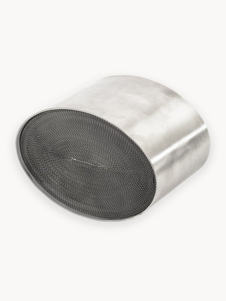 Катализатор овал 158x110x110мм универсальный (металлоблок, 400 ячеек) ЕВРО-0