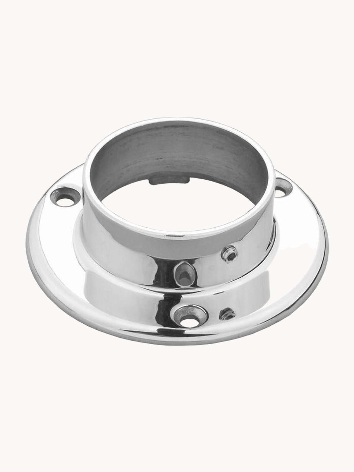 Фланец Дом перил из нержавеющей стали для крепления к плоскости поручня/стойки 50,8 мм, 1 шт.