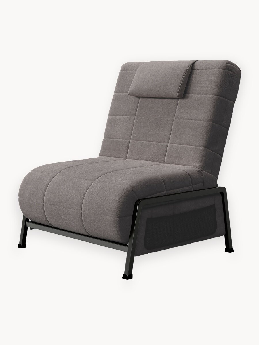 Кресло-кровать Акробат Блэк Бест 19 (независимый пружинный блок, стежка прямоугольник)