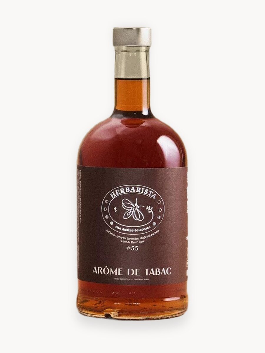 Сироп для кофе, коктейлей, десертов и выпечки Herbarista, Табак-Ваниль Arome de Tabac, 700 мл