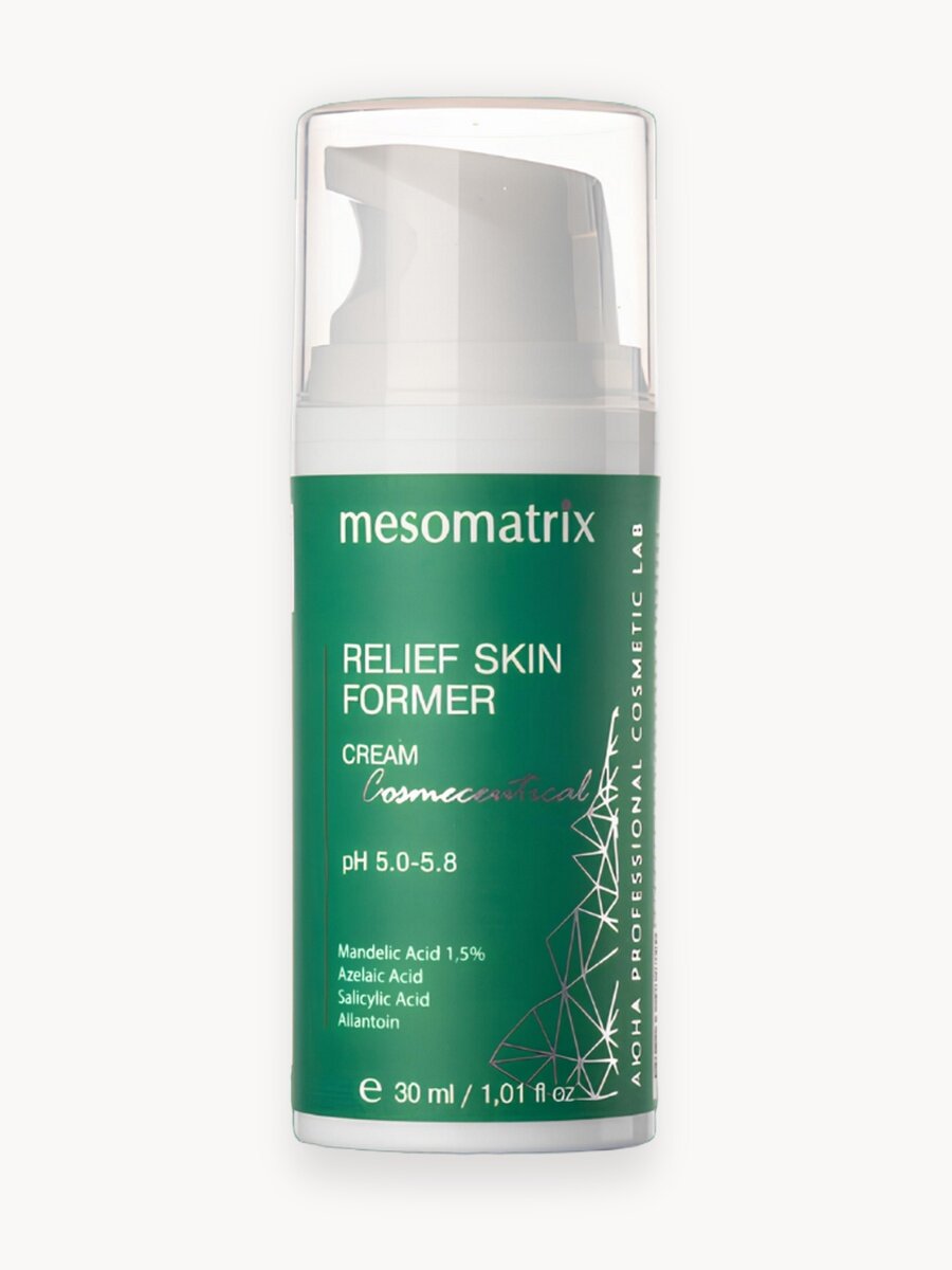 Крем для лица выравнивающий тон RELIEF SKIN FORMER, для жирной кожи, Mesomatrix, 30 мл