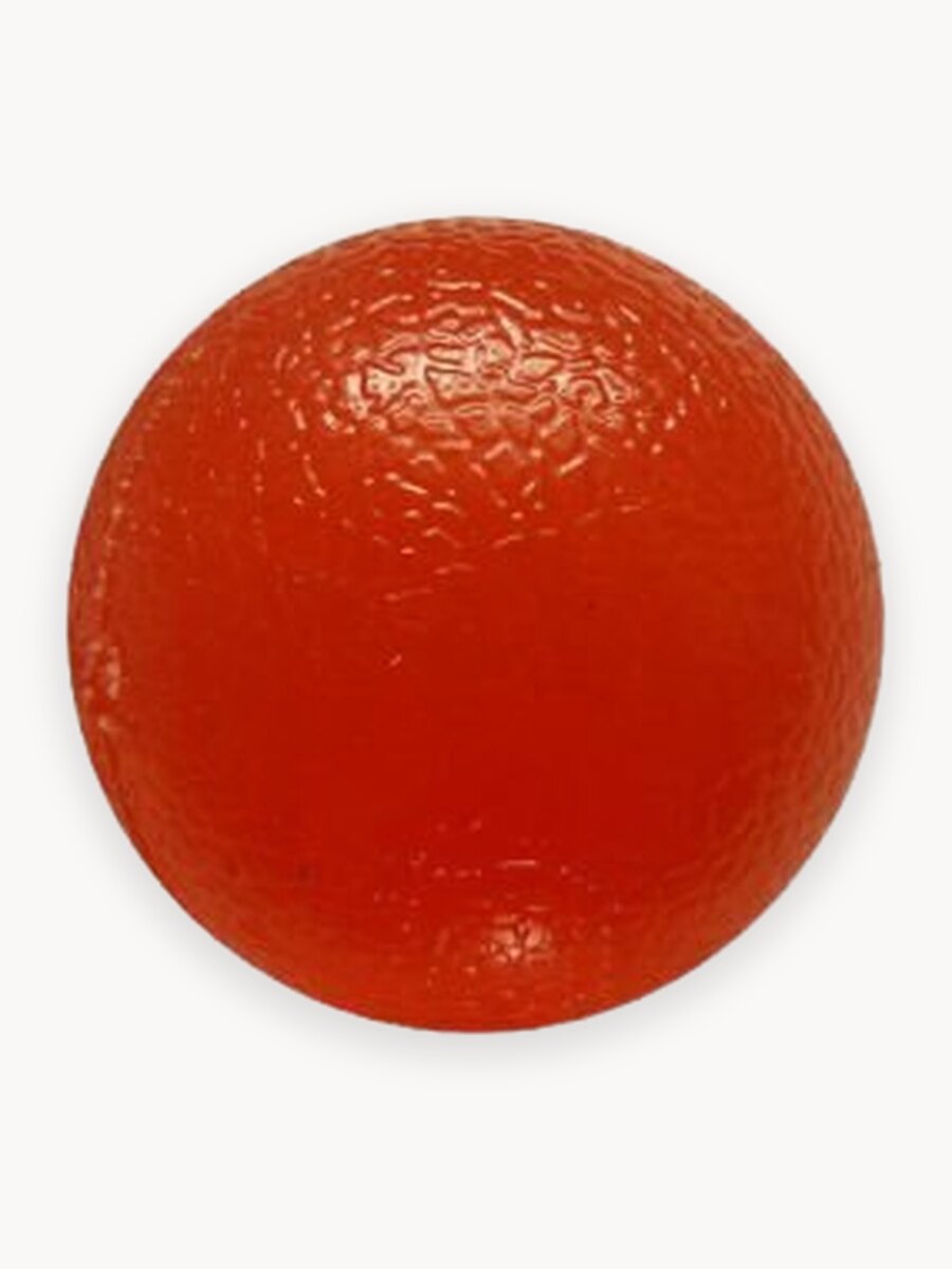 Эспандер STATUS, мяч, кистевой, компактный, яркий красный, диаметр 6 см