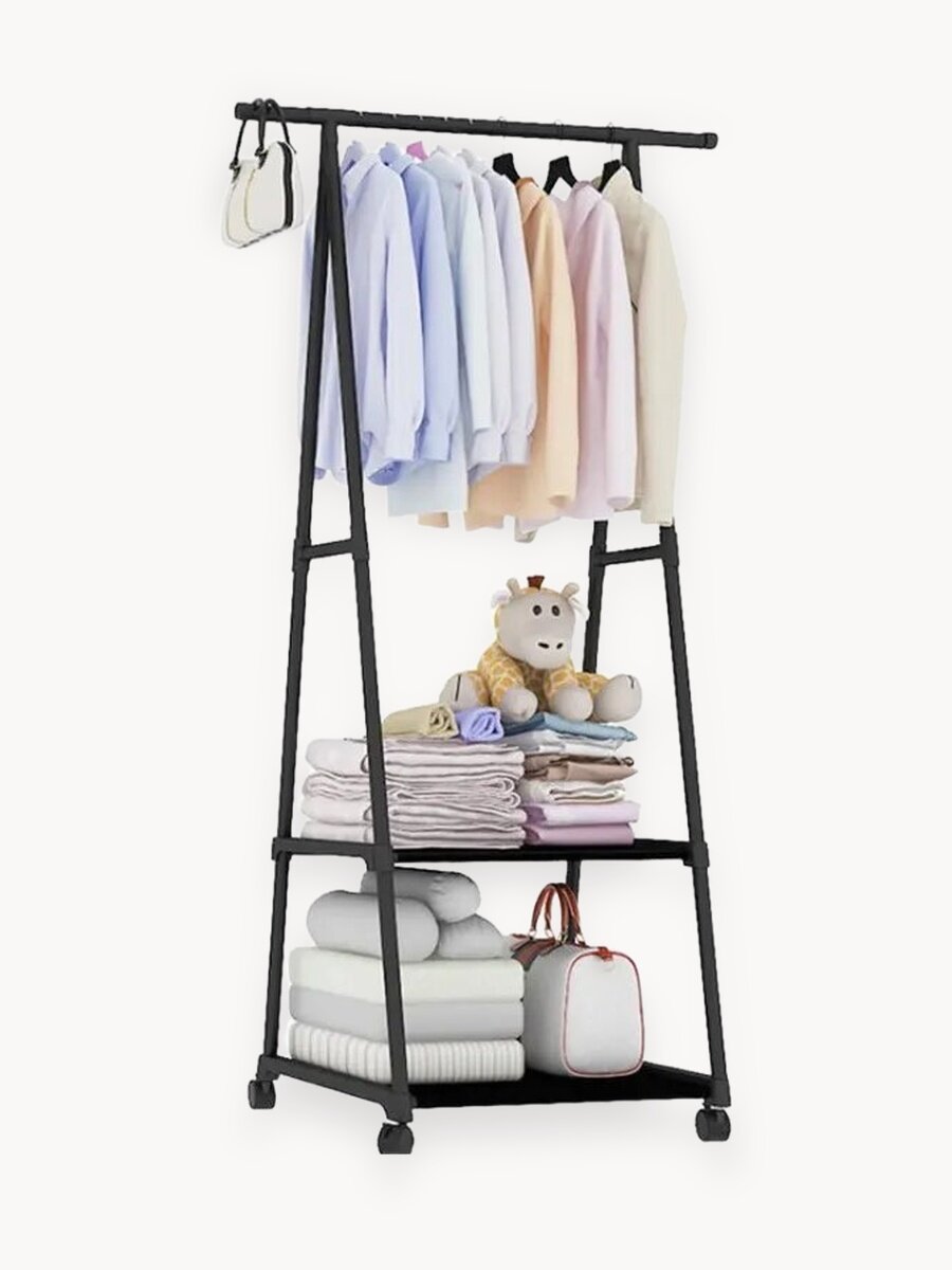 Вешалка с полками