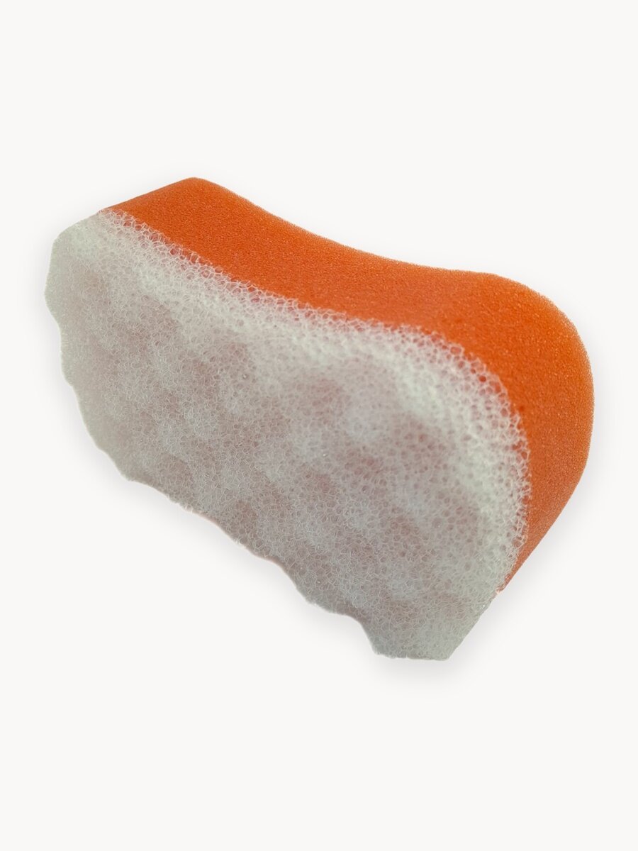 Мочалка для душа York "Бабочка", двусторонняя массажная губка для тела