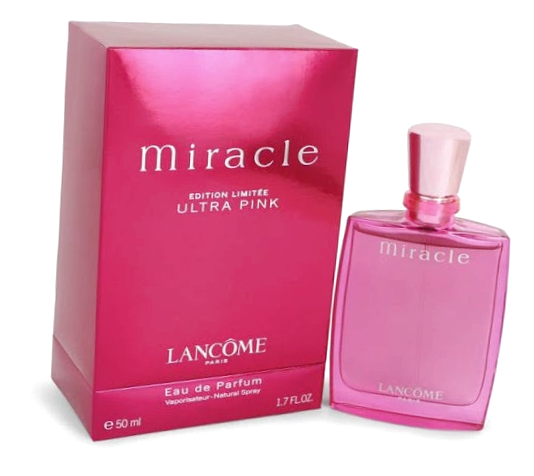 Lancome Miracle Ultra Pink парфюмерная вода 50 мл женская - Ланком Миракл Ультра Пинк