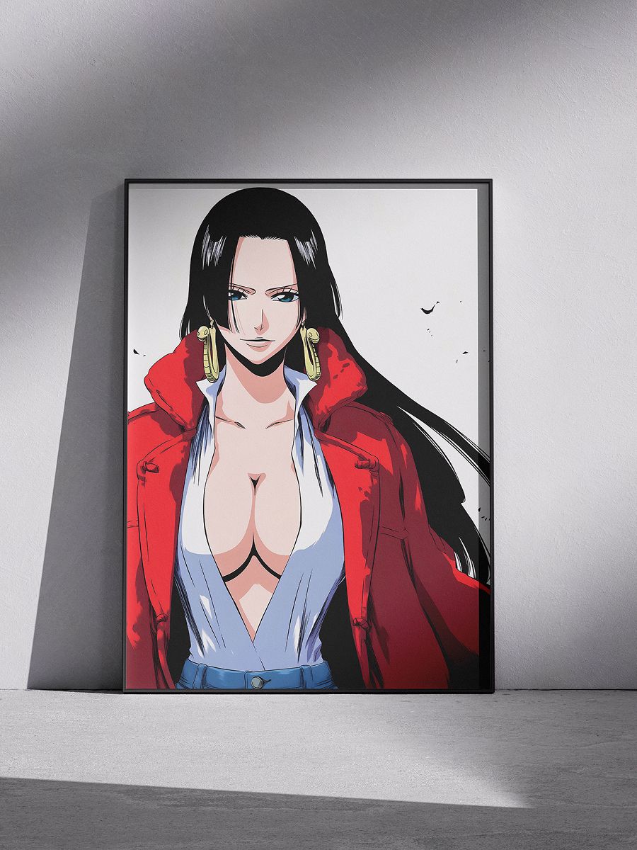 Постер по аниме One Piece Боа Хэнкок. Плакат А4 (21*30 см)