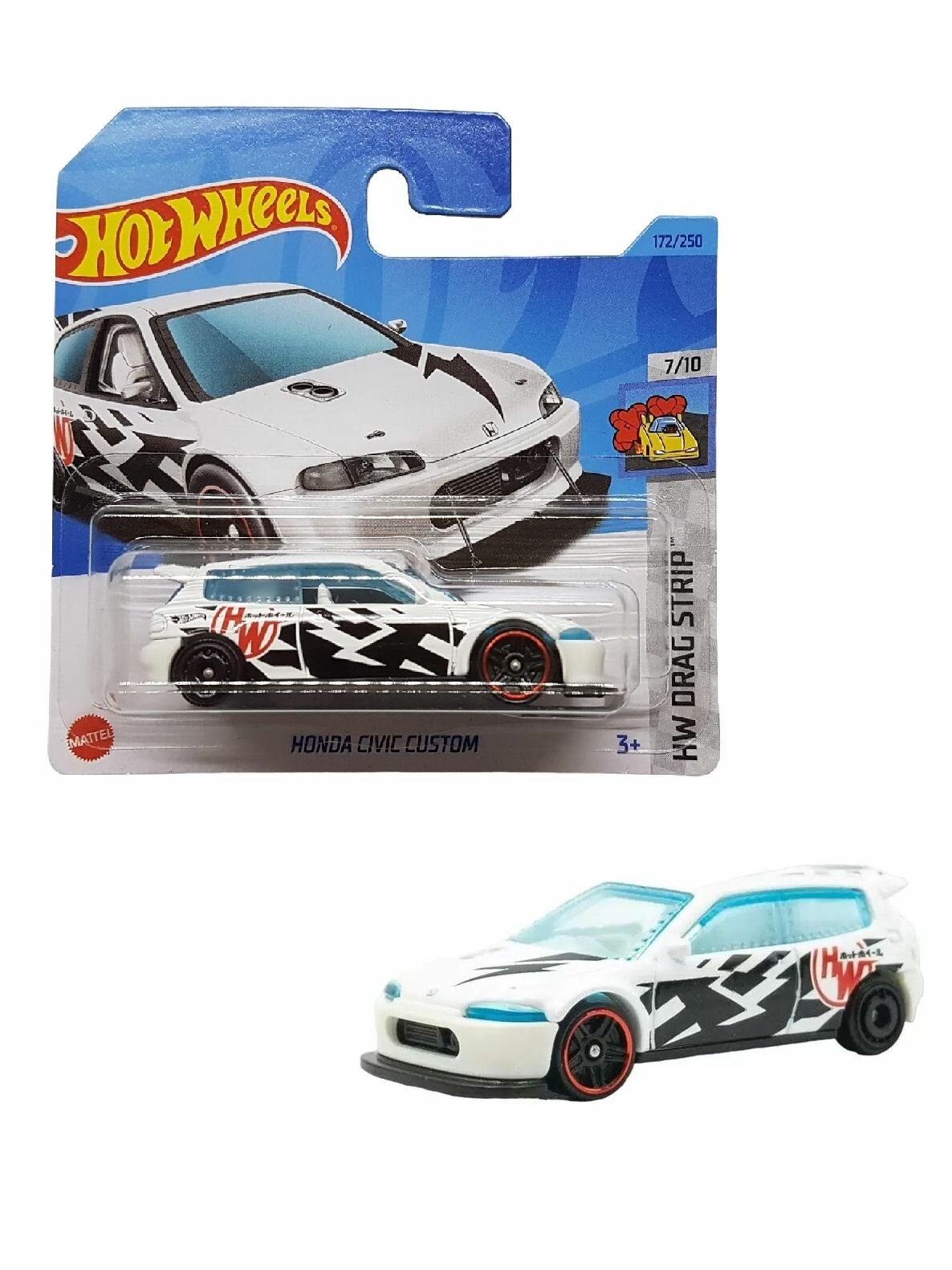Машинка Hot Wheels HKH33 HW Drag Strip 2023 Honda Civivc Custom 7/10