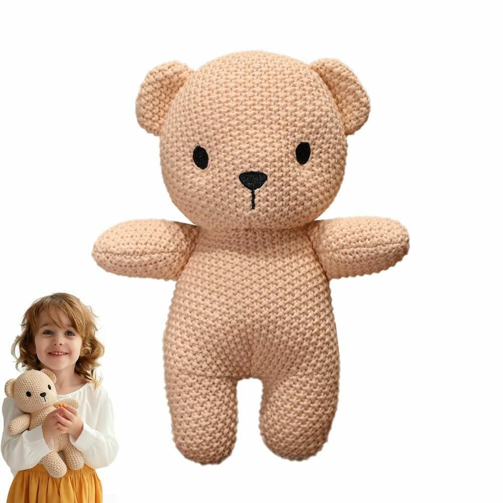 Вязаная игрушка "Мишка"