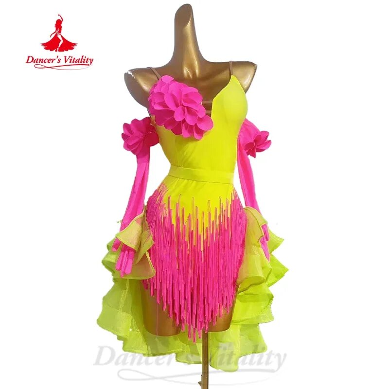 Женское платье для латинских танцев Dancer's Vitality, XXL, Dress