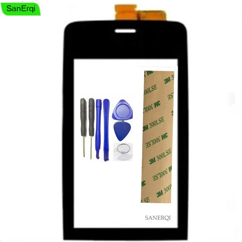 Стекло для Nokia Asha 308 309 310 3080 3090, черный