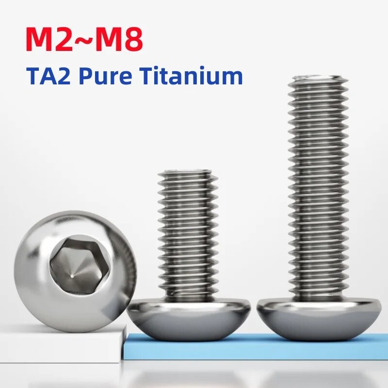 Винт титановый TA2 GB6170 M6x20mm 5шт
