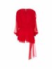 Платье Draped asymmetric-hem mini dress