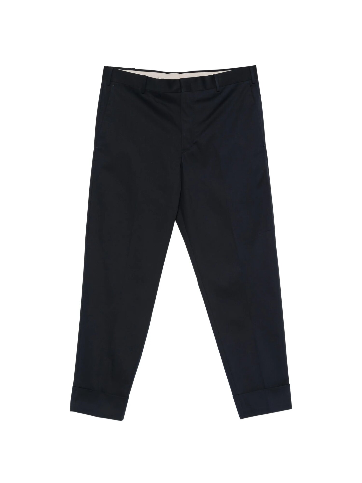 Брюки PT Torino Pressed-crease turned-up trousers