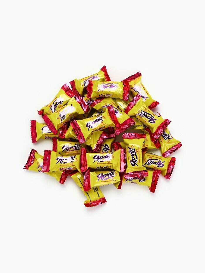 Конфеты шоколадные «Ярче!»-mini, арахис и карамель, 300 г — фото 1