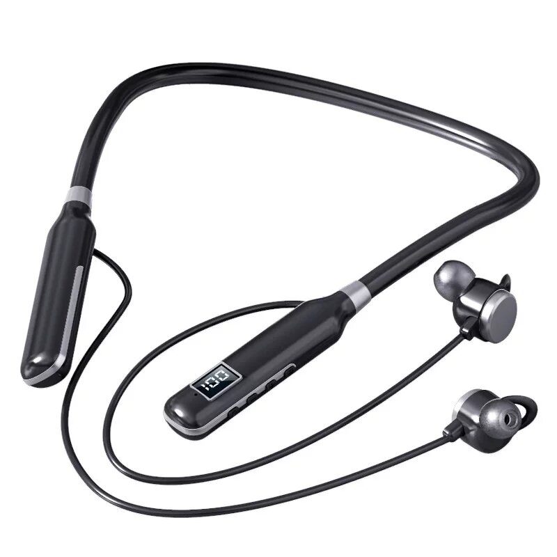 Беспроводные наушники Bluetooth BT-7 спортивные на шею с одноканальным шумоподавлением, 3-летняя гарантия, 3 часа