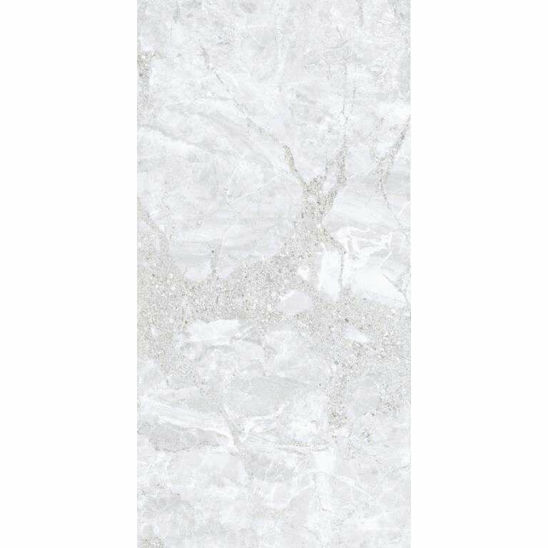 Керамогранит Eurotile Dolomite 782 DLT2GY белый под камень полированный 60х120 см