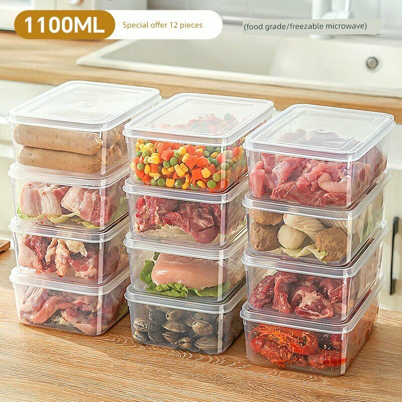 Кухонный контейнер для хранения продуктов, термостойкий и морозостойкий пластиковый контейнер для микроволновой печи,