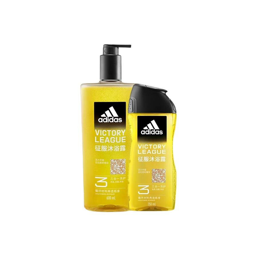 Гель для душа мужской Adidas Victory League, Conquer 600ml+250ml