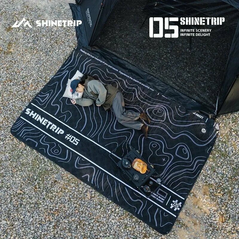 SHINETRIP Большой Туристический Коврик 300x200 См Влагостойкий Складной Для Кемпинга И Путешествий