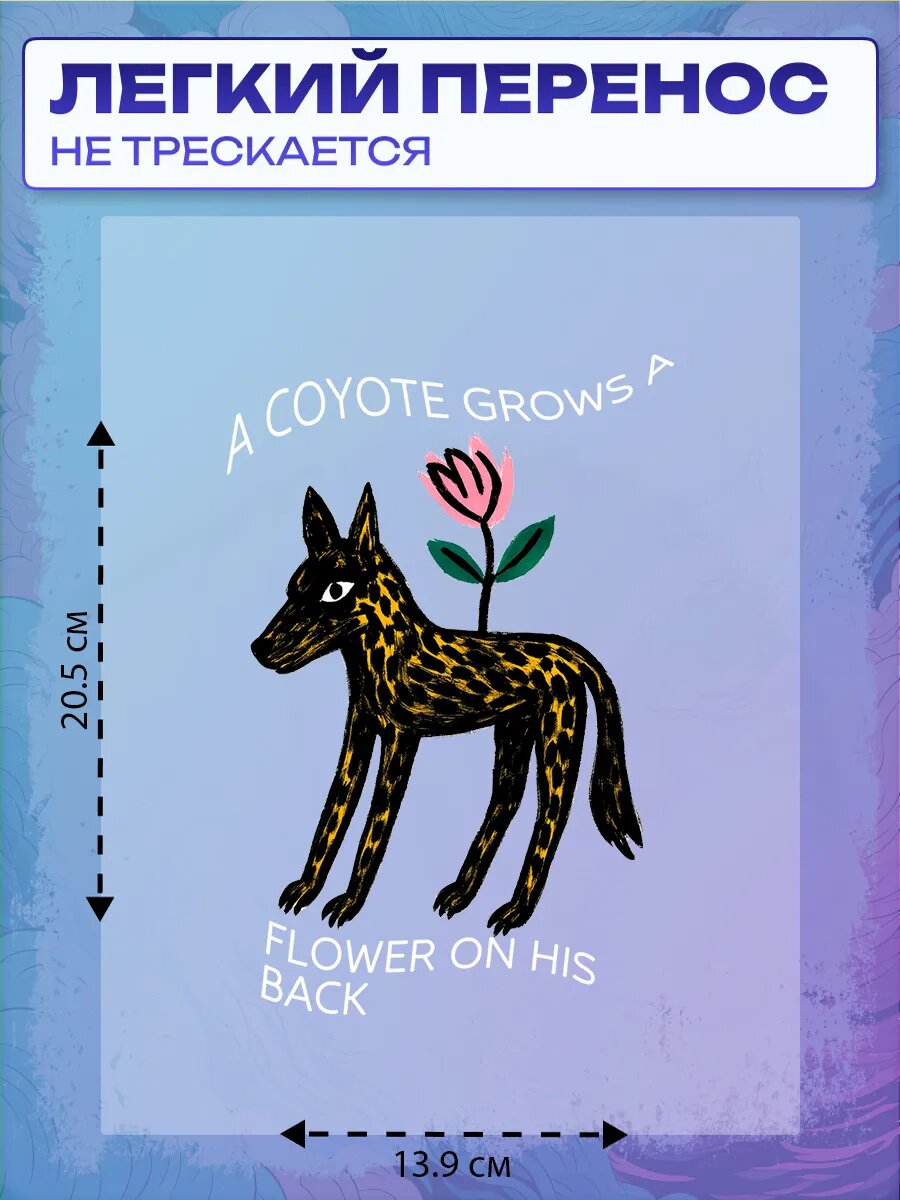 Термонаклейка a coyote — фото 1