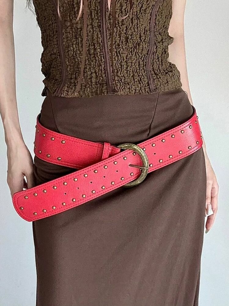 Ремень  для женщин, коричневый — фото 1