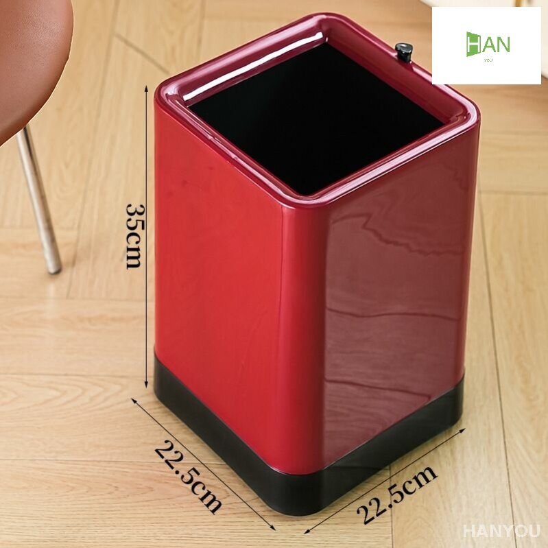 Эксклюзивный пластиковый контейнер для отходов, 35x22x22,5 см, квадратной формы