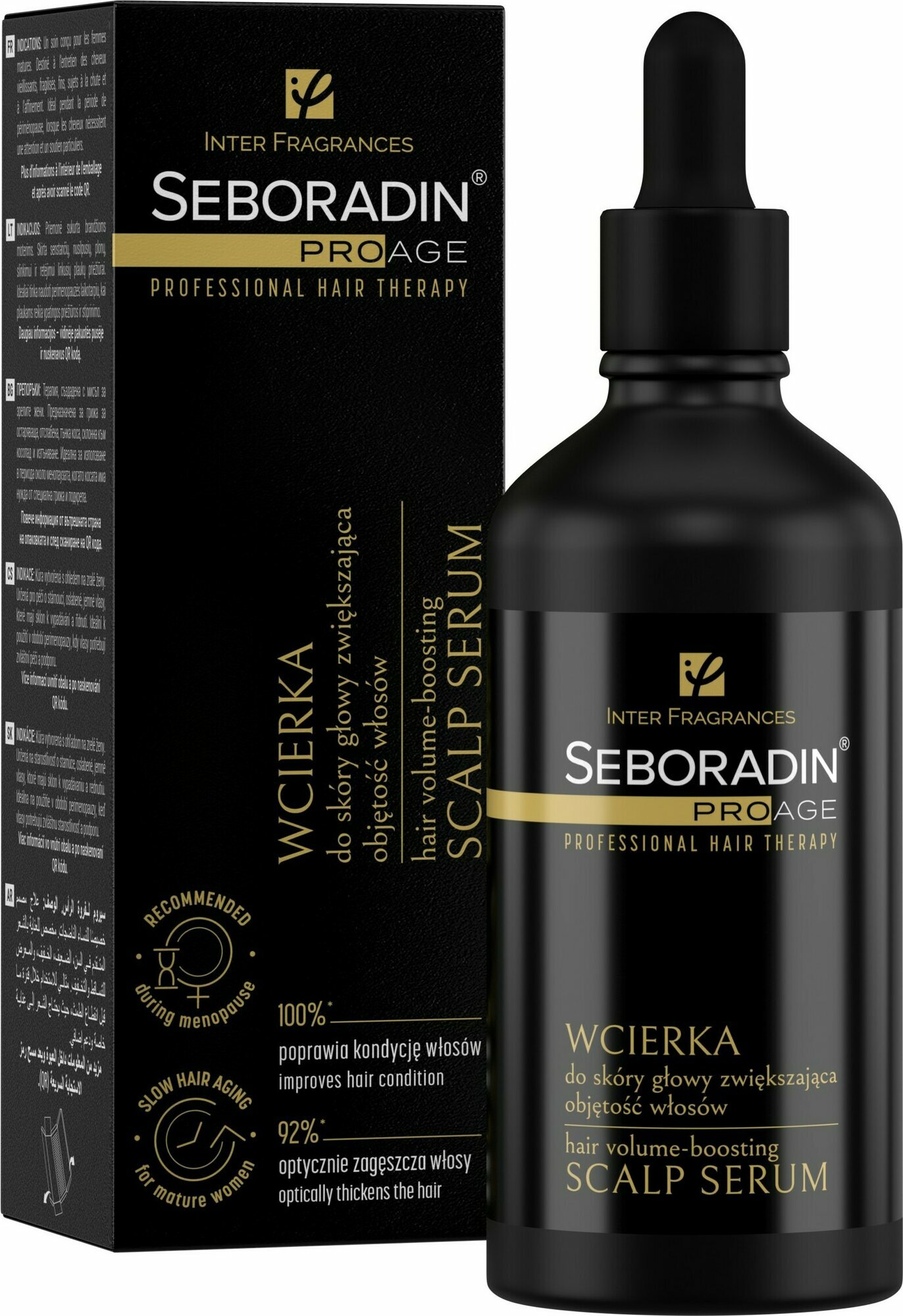 SEBORADIN Антивозрастная сыворотка Seboradin Pro Age для объема тонких волос Seboradin Pro Age Hair Volume-Boosting Scalp Serum 1 шт.