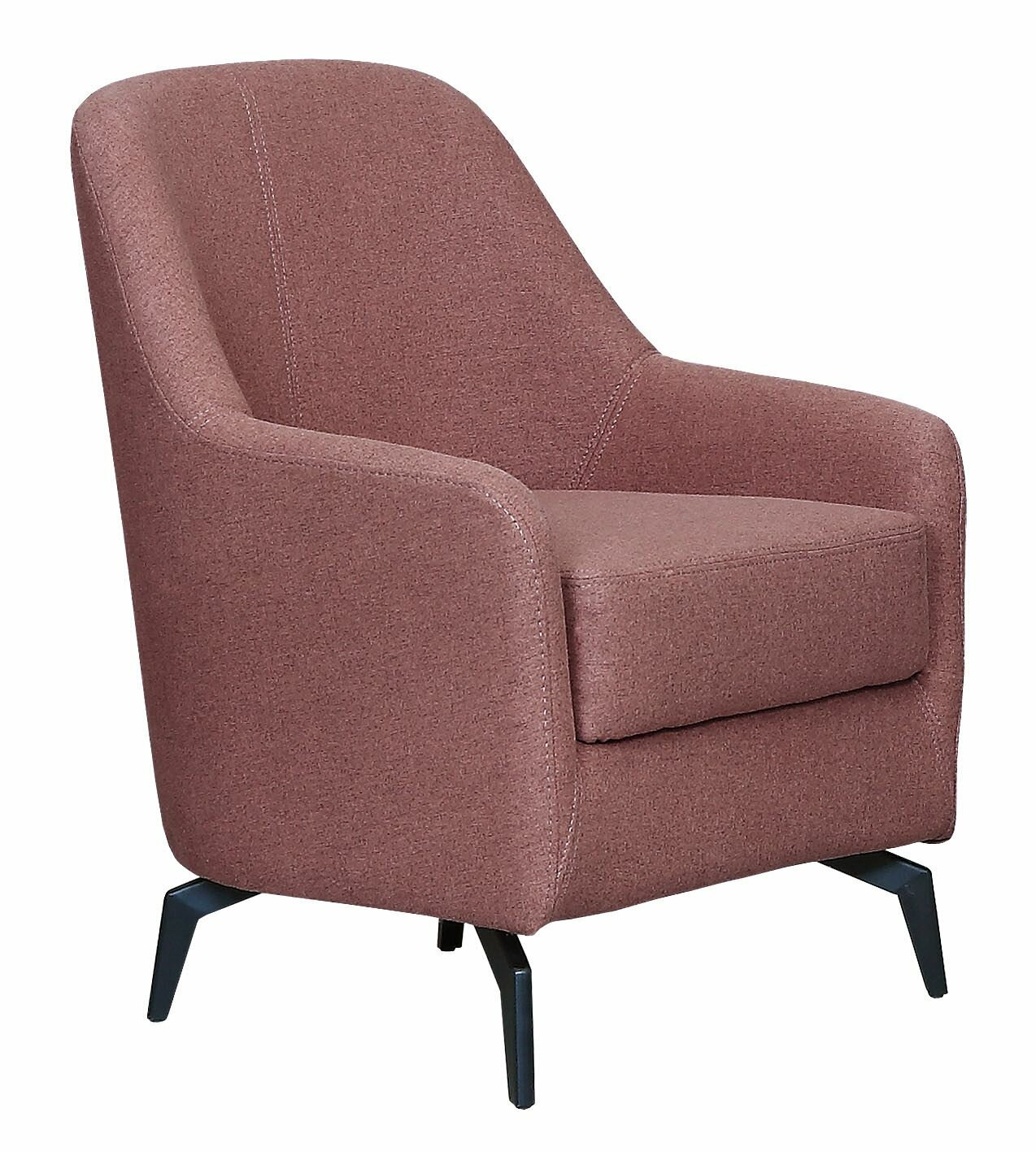 Кресло отдыха "Комфорт-6" (коричнево-красный), 870х700х670, Элегия