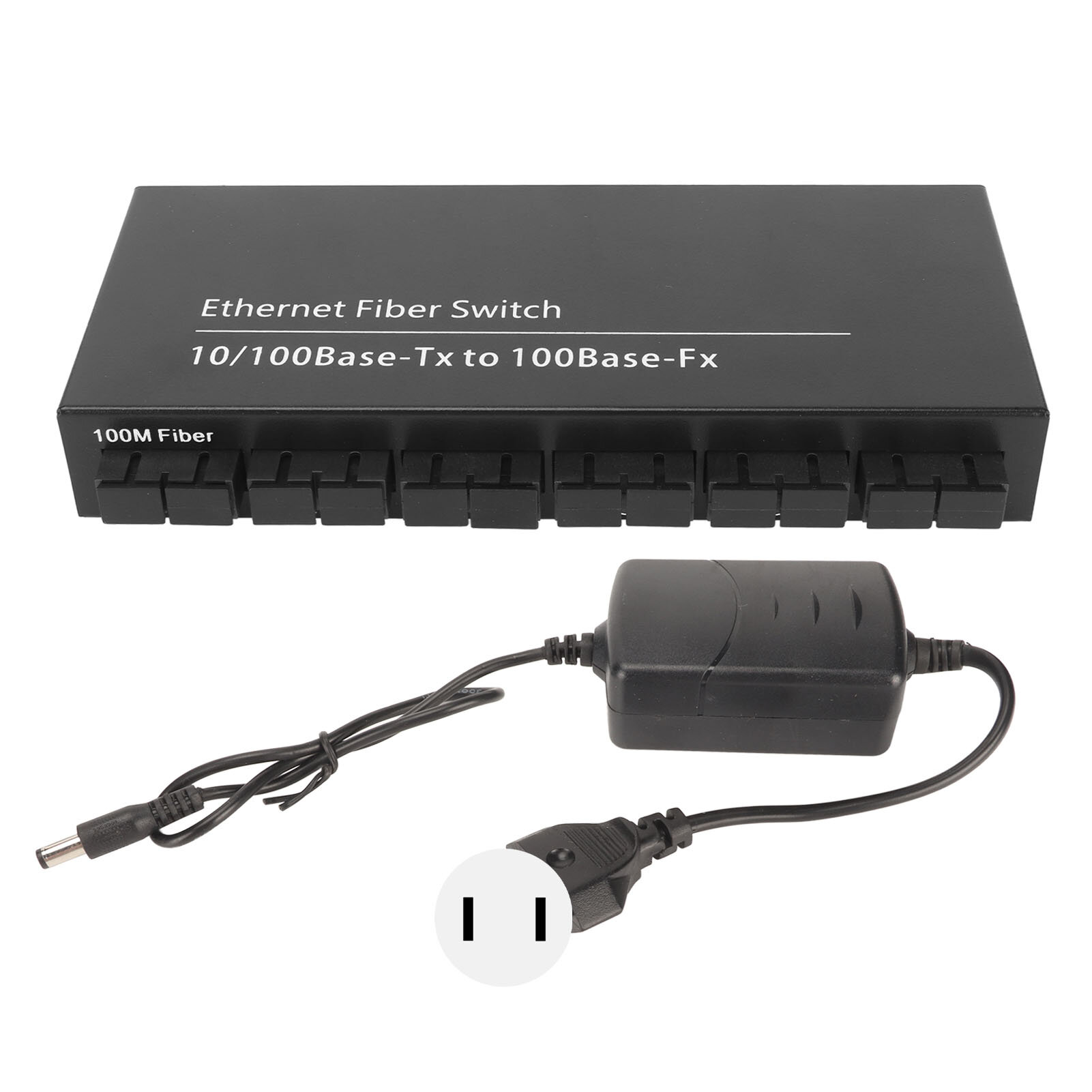 Оптический ethernet коммутатор 8 портов 10 100 мбит с индикаторами tx1310нм plug and play для сети 240v