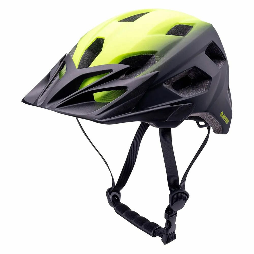 DECATHLON шлем защитный Decathlon hi-tec Kask Ivaar, черно-зеленый, размер m