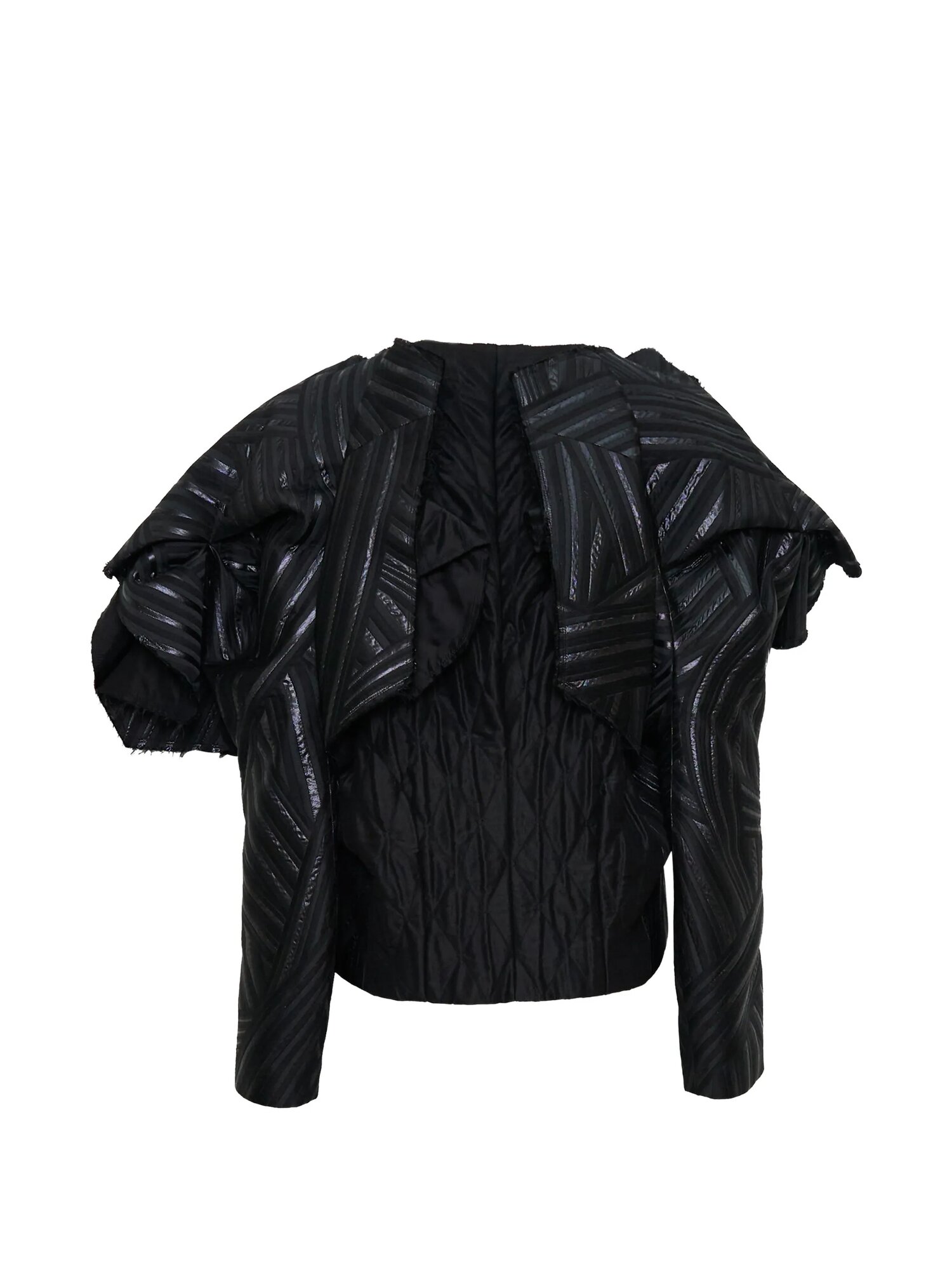 Куртка COMME des GARCONS Quilted patchwork jacket, размер M, black/black — фото 1