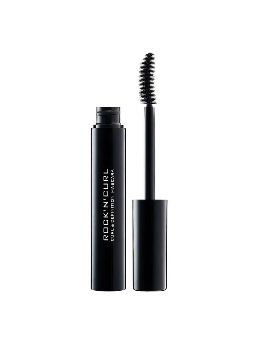 Подкручивающая тушь для ресниц ROCK'N'CURL, coal black 01