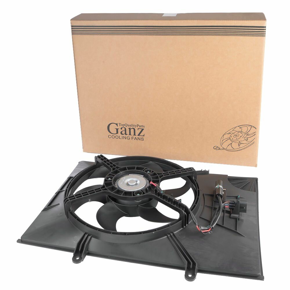 Вентилятор радиатора в сборе Great Wall Hover 05- H3 10- H5 10- 2.0i 2.4i GANZ GIC06567
