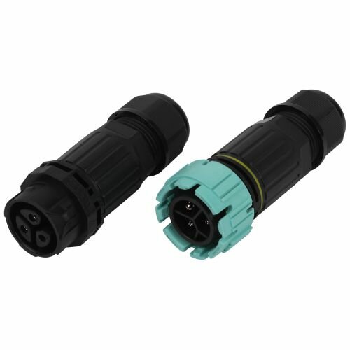Коннектор кабельный разъемный прямой 3-Pin 0.5-2.5кв. мм IP68 безвинтовой NO-224-671 Эра Б0068012