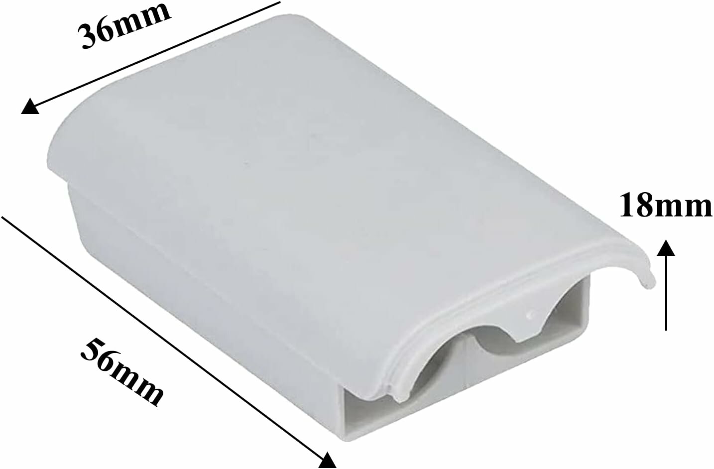 2 Pcs Battery Pack Cover for Xbox360 Wireless Controller, Replacement Battery Pack Cover Shell Case — фото 1