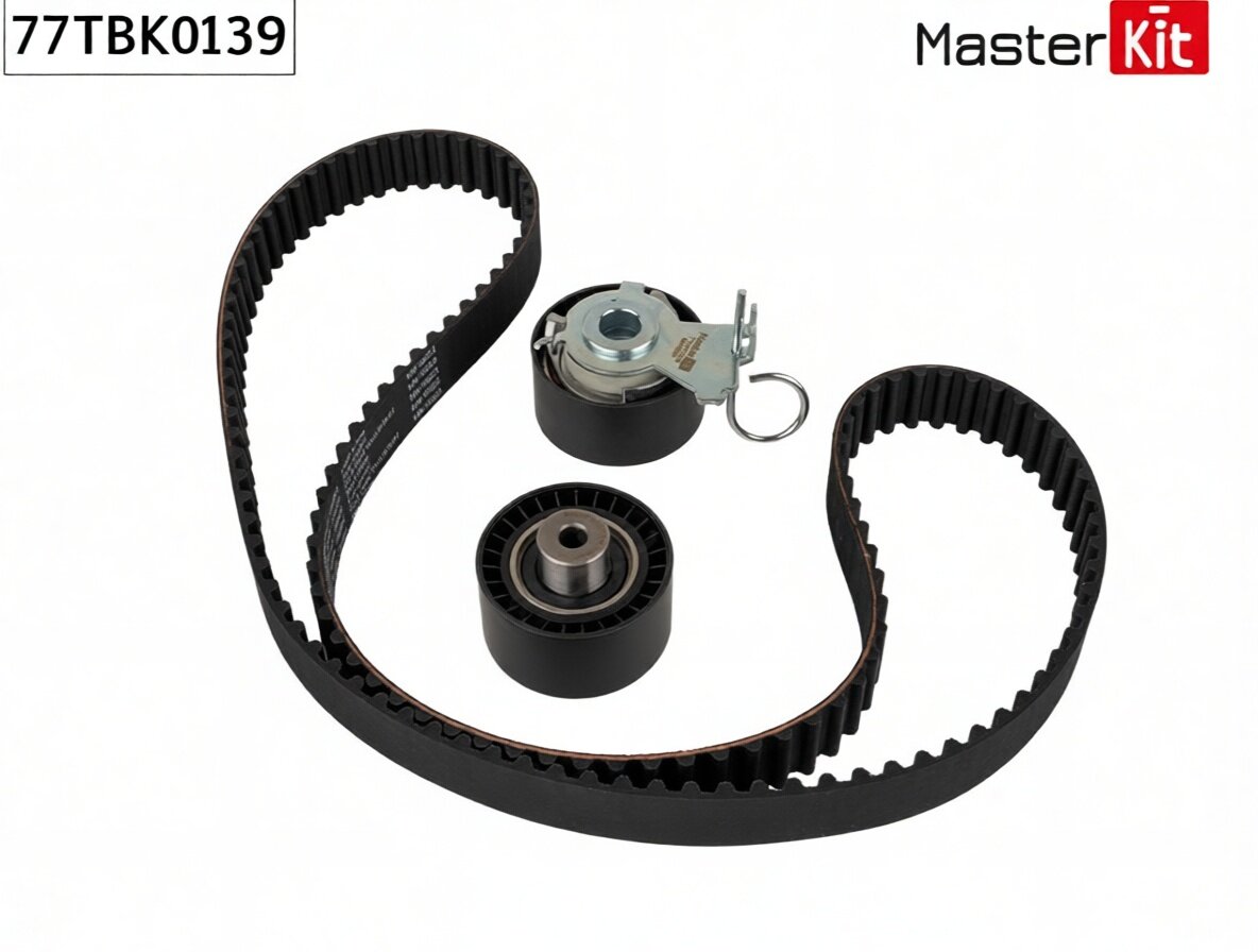 Комплект ремня ГРМ Peugeot 207 (WA_, WC_) 2006 - 77TBK0139 MasterKit арт. 77TBK0139