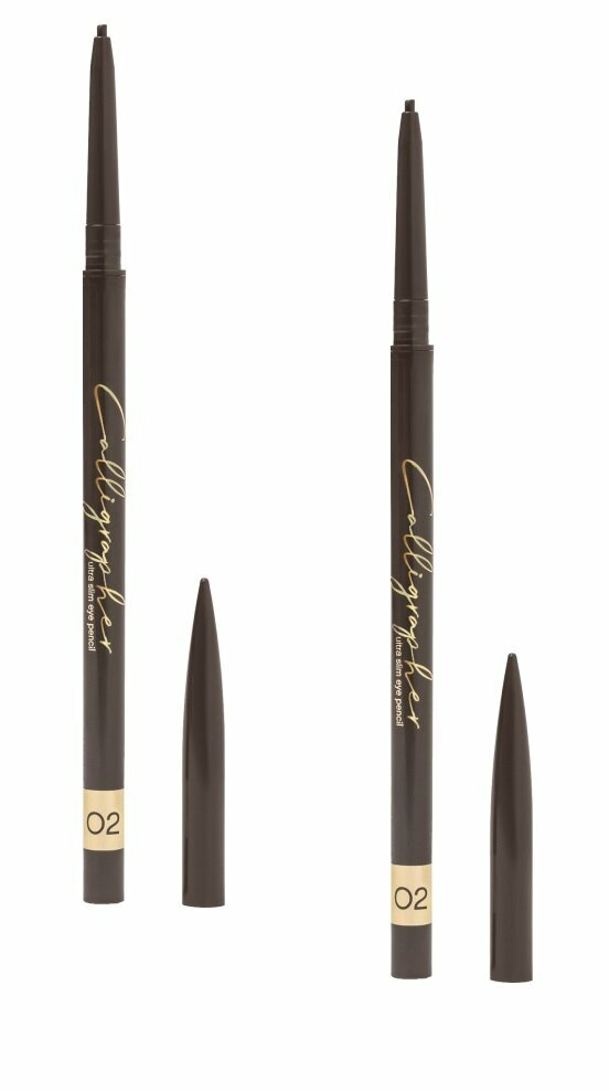Ультратонкий карандаш для глаз Vivienne Sabo Eyeliner ultra fin “Calligrapher” тон 02 2шт