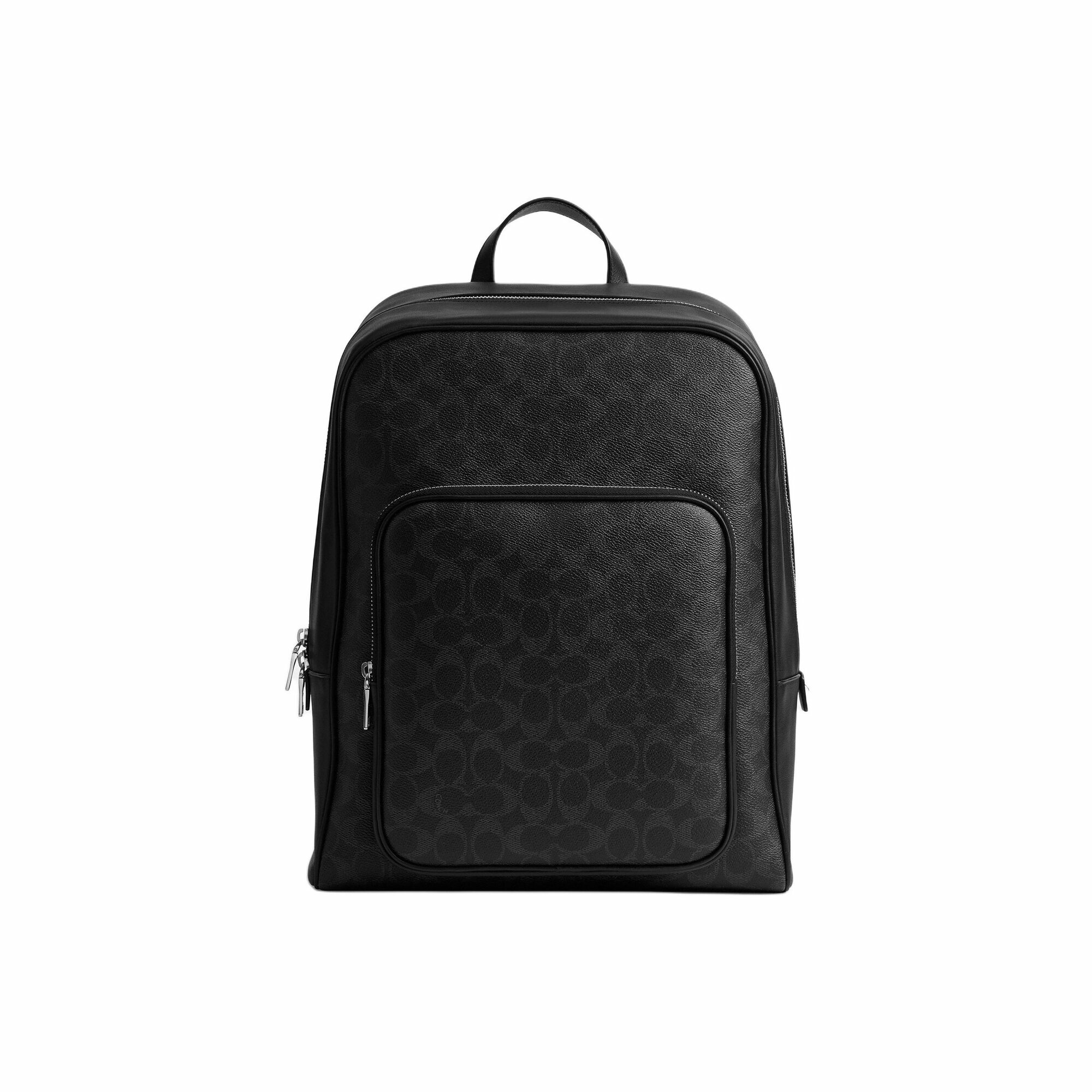 Сумка Coach, фактура матовая, черный — фото 1